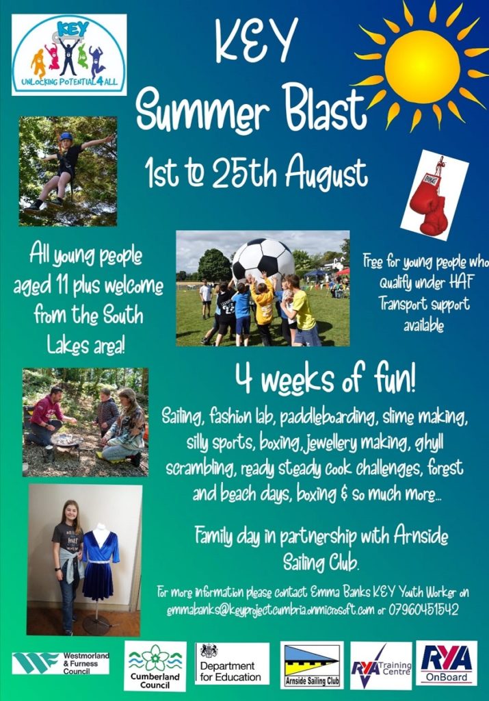 Summer HAF 2023 Kent Estuary Youth Project Unlocking Potential 4 All